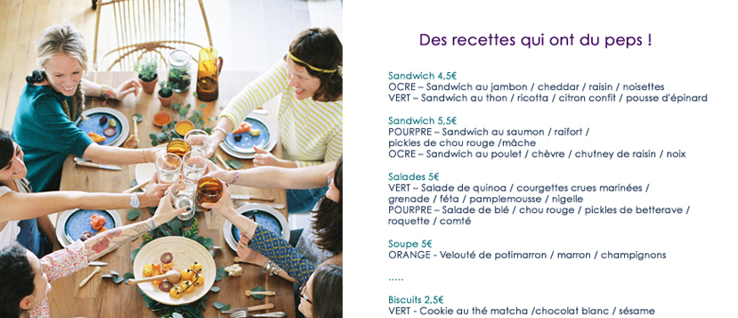 Le Menu du chef ! - Hôtel Bohême